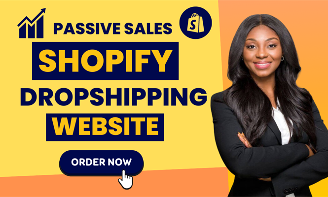I will build passive income and stunning dropshipping shopify store or ...